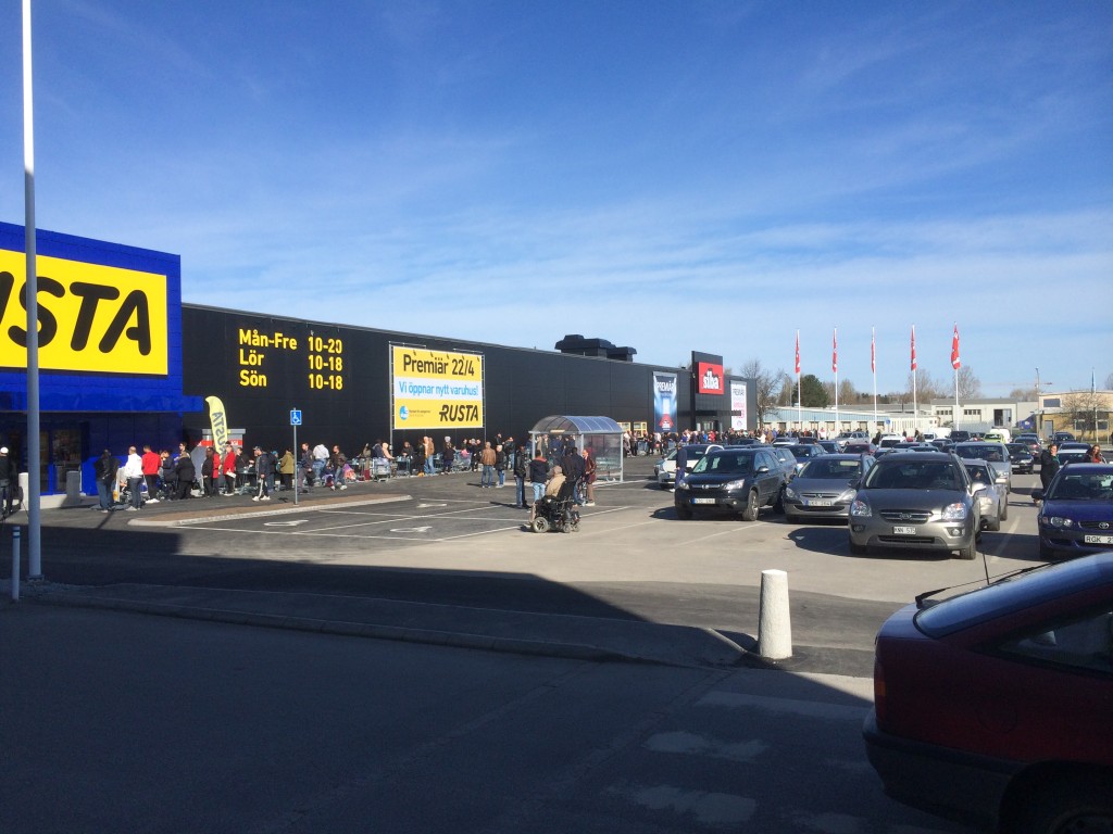 Öppning av ny Rusta butik i Örebro | Ylab